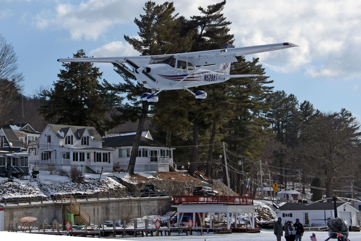Alton Bay, New Hampshire’s Ice Runway Is Attracting Much Attention ...
